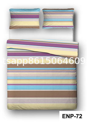 Pigment Printed Sheet Bedding Set 100% Polyester Duvet Cover