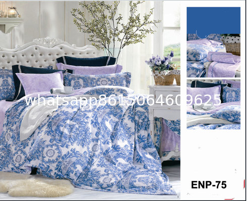 Pigment Printed Sheets Bedding Set Polyester Duvet Cover
