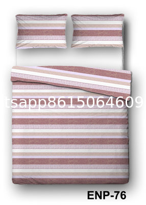 Pigment Printed Sheets Bedding Set Polyester Duvet Cover