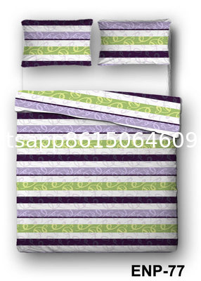 Pigment Printed Sheets Bedding Set Polyester Duvet Cover