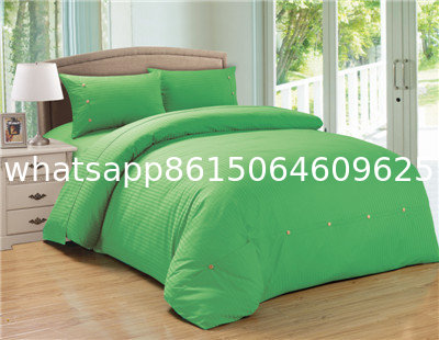 Comforter Set Polyester Cotton Bedding Set Sateen Stripe Comforter Set 2pcs Queen size