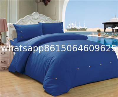 Comforter Set Polyester Cotton Bedding Set Sateen Stripe Comforter Set 2pcs Queen size