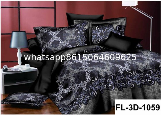 3D Disperse Printed Bedsheet Polyester Sheet Set