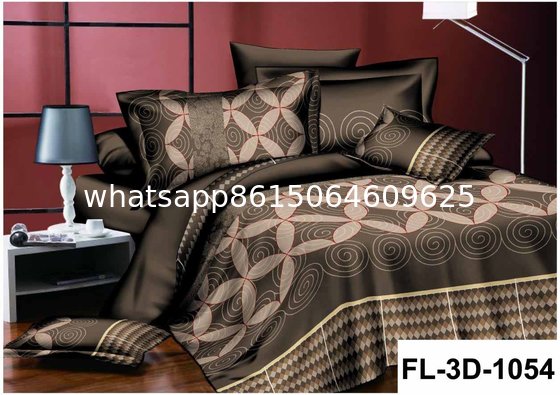 3D Disperse Printed Bedsheet Polyester Sheet Set