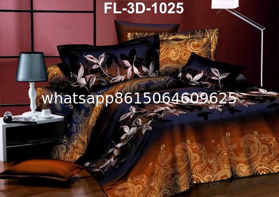 3D Disperse Printed Bedsheet Polyester Sheet Set