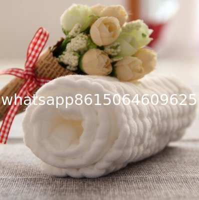 Medical washing gauze 6 layer 100% cotton baby handkerchief saliva tissue baby face towel