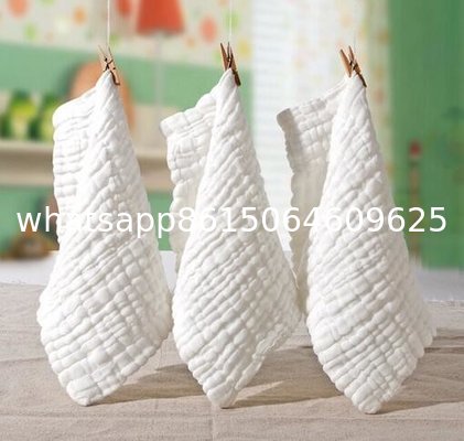 Medical washing gauze 6 layer 100% cotton baby handkerchief saliva tissue baby face towel
