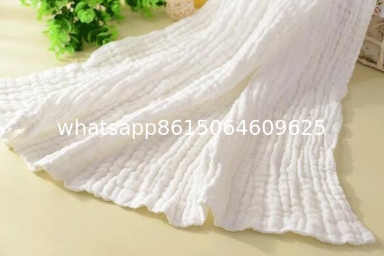 110x115cm 6 layer Washing Medical 100% Cotton Baby Gauze Bath Towel Wholesale China Factory