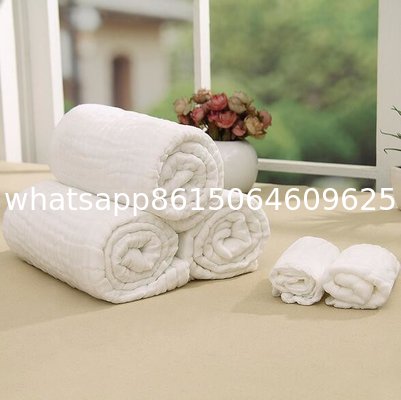 Medical 6 layer gauze bath towel 90x110cm baby quilt washable towel
