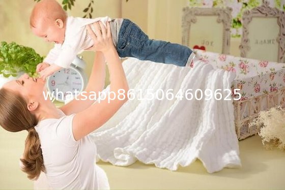 Medical 6 layer gauze bath towel 90x110cm baby quilt washable towel