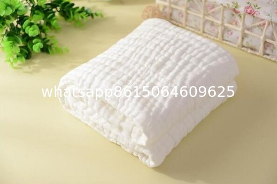 Medical 6 layer gauze bath towel 90x110cm baby quilt washable towel