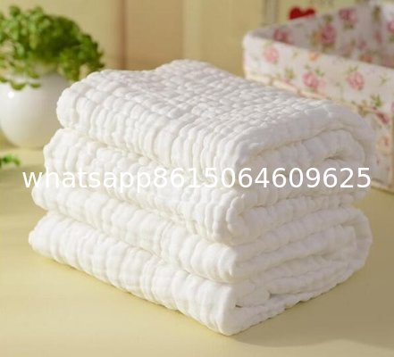 Medical 6 layer gauze bath towel 90x110cm baby quilt washable towel