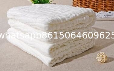 10 layer medical washable gauze bath towel baby blanket without fluorescent agent 110x115cm