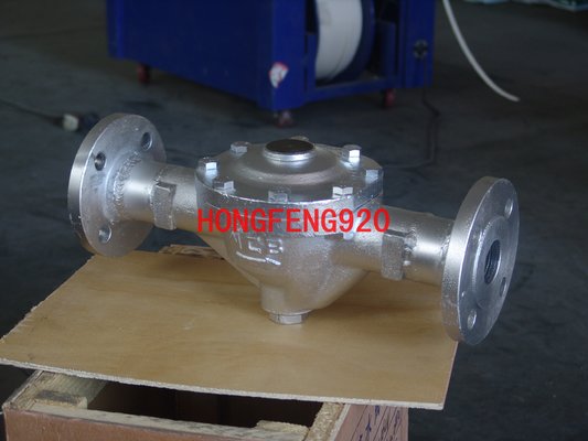 Industry Flange Thermostatic Steam Water Trap Stainless Steel ANSI