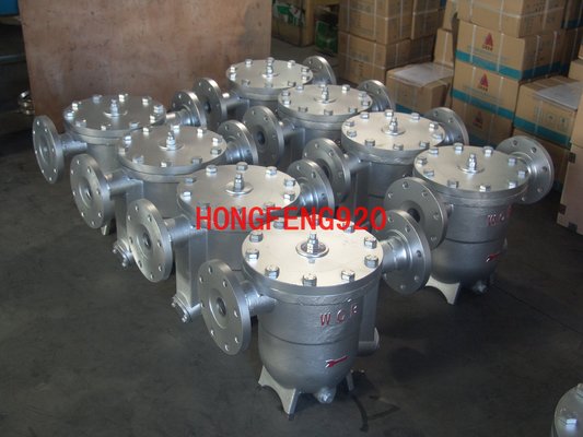 Free Ball Float bucket type Steam Trap With Bimetallic Air Vent