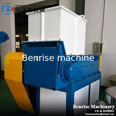 waste plastic PE/PP/PVC/PA/ABS shredder machine/PLC control automatic single shaft sreddermachine