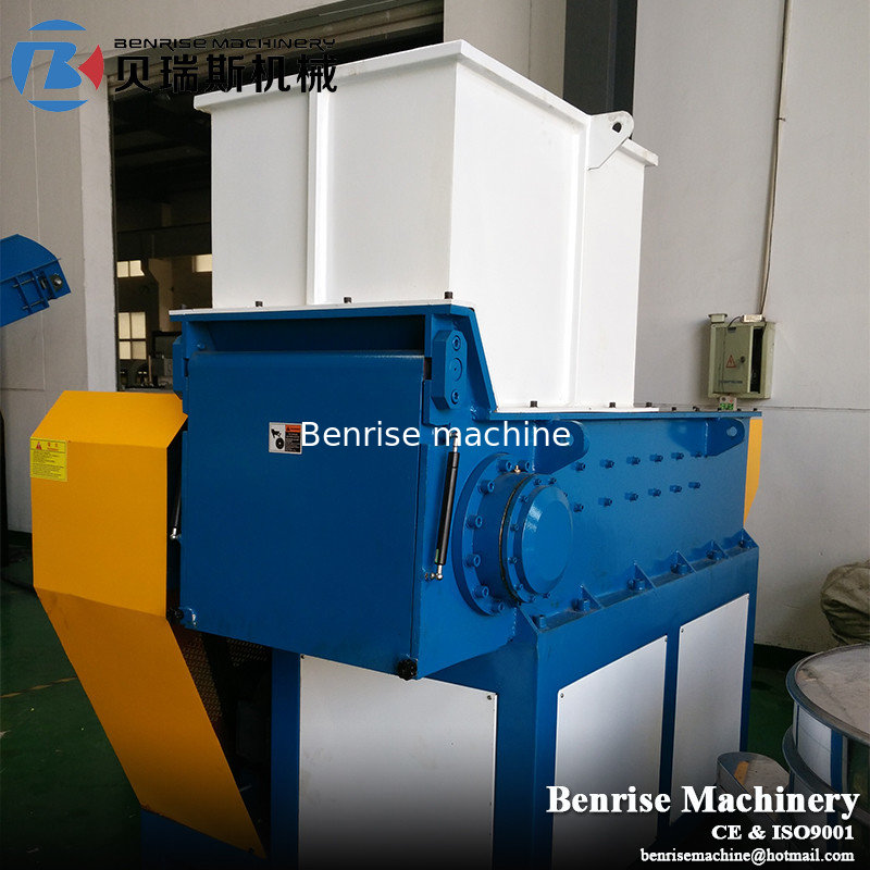 waste plastic PE/PP/PVC/PA/ABS shredder machine/PLC control automatic single shaft sreddermachine