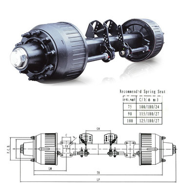 trailer axle,German Axle