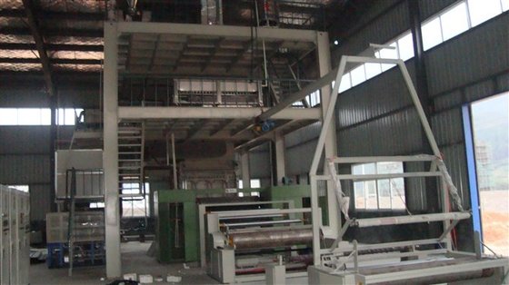 Single Beam PP Spunbond Non Woven Fabric Production Line 1600-3200mm width High output