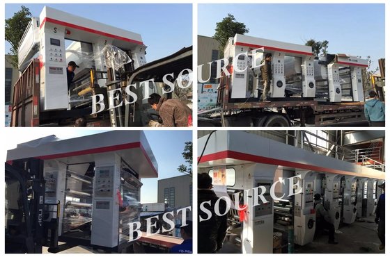 High Speed Computer Control Rotogravure Printing Machine for OPP and BOPP printing, 180m/min