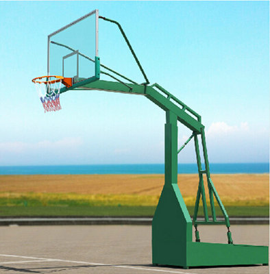 Multi Colored Steel Basketball Hoop Basketball Post Outdoor Basketball Stand supplier