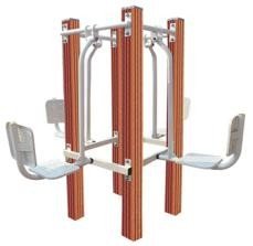 High quality Safe Outdoor Fitness Equipment Four-unit Leg Stretcher supplier