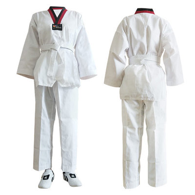 Custom high quality martial arts dobok taekwondo uniform for adult supplier