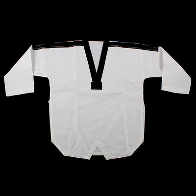 Custom martial arts cotton polyester kukkiwon taekwondo uniform for master supplier