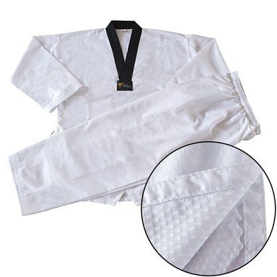 Wholesale quality female Taekwondo Ultralight Fabric Uniforms black belt supplier