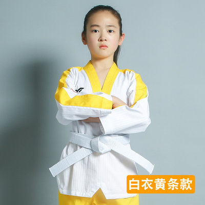 WTF approved custom taekwondo master TKD uniform with embroidery or print logo supplier