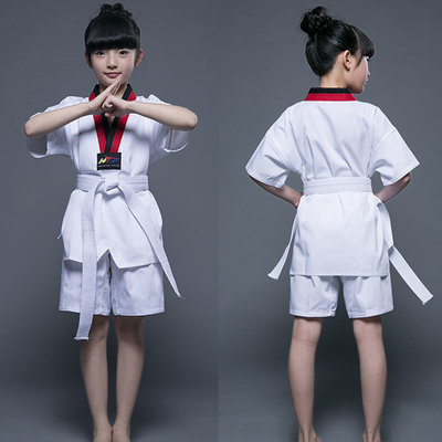Factory sale martial arts cotton polyester kukkiwon taekwondo uniform for master supplier