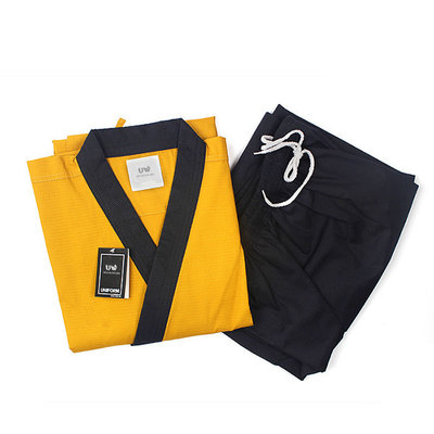 WTF approved custom taekwondo master TKD uniform with embroidery or print logo supplier