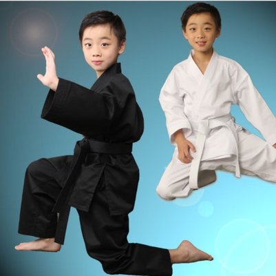 WKF approved different colour karate training uniform,karate kimono Twill Fabric black Karate Gi Uniforms for sales supplier