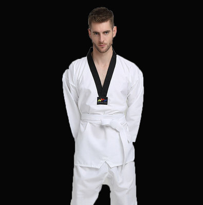 Custom WTF ribbed material taekwondo uniform  Factory best quality taekwondo GI WTF Taekwondo Dobok/Suit/ supplier