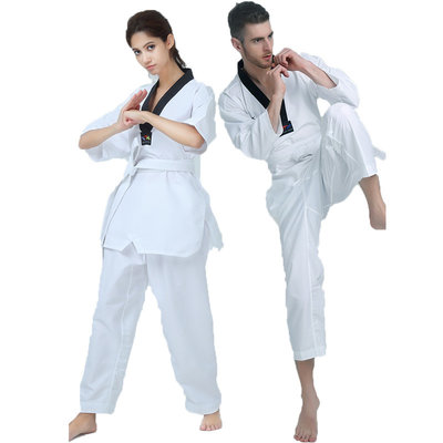 Custom WTF ribbed material taekwondo uniform  Factory best quality taekwondo GI WTF Taekwondo Dobok/Suit/ supplier