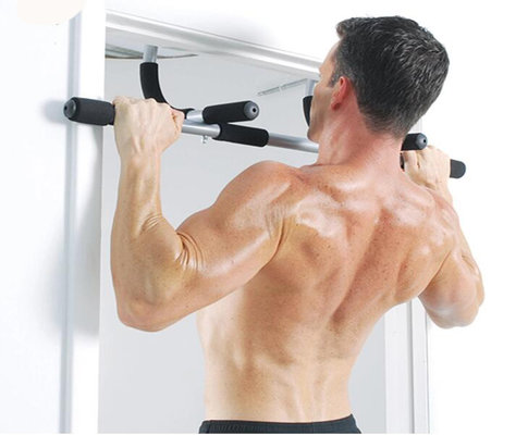 Indoor fitness door frame Multi-functional Pull up bar wall Chin up bar Horizontal bar supplier