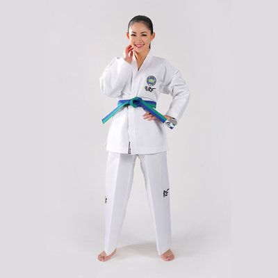Custom martial arts taekwondo uniform White ITF TKD uniform new Embroidery logo ITF Taekwondo uniform supplier