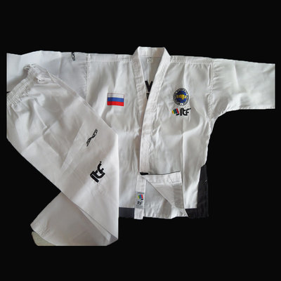 Custom new  ITF masterTaekwondo uniform martial arts wear taekwondo uniform White ITF TKD uniform supplier