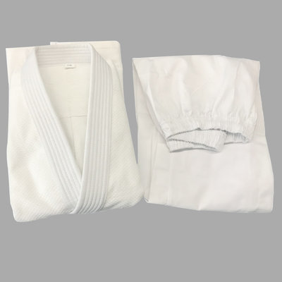 100% Cotton martial arts clothes white bjj gi Kimono judo uniforms Wholesale Bamboo cotton judo Uniforms supplier