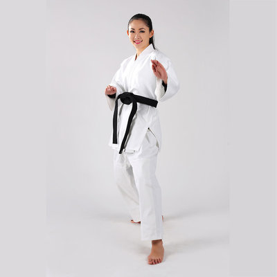 100% Cotton martial arts clothes white bjj gi Kimono judo uniforms Wholesale Bamboo cotton judo Uniforms supplier