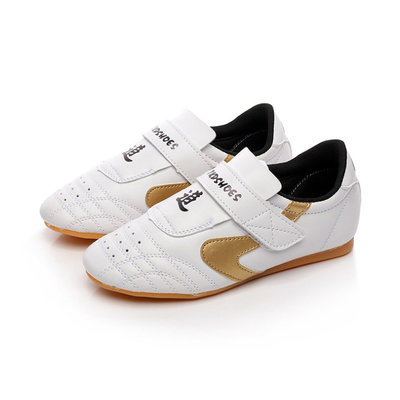 Custom Boxing Kung Fu Tai Chi Taekwondo Sport Gym Shoes colour white blue red size 27-45 for adult and children supplier
