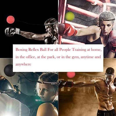 Amazon hot Boxing Reflex Speed Ball with Headband Thai Fight Ball for Drop Shipping Exercise Improving Speed Reactions supplier