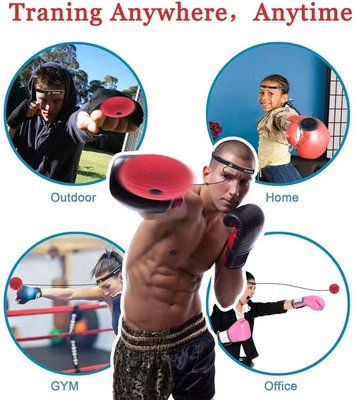 Hot sale Boxing Ball Fight Reflex Ball on String Speed Reaction Focus Punch Hand Eye Coordination fast delivery supplier