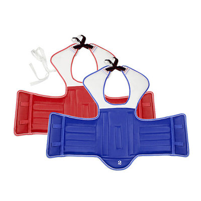 Custom taekwondo chest protector taekwondo chest guard taekwondo body protector  blue and red dcolour 6 size supplier