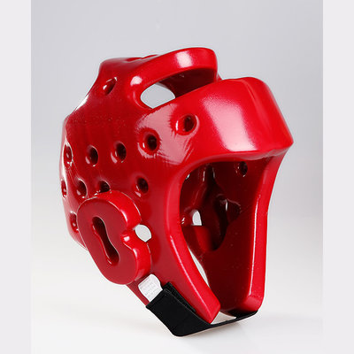 Shining red 5 size dipped foamTaekwondo Training Equipment Helmet Head Gear Guard Protector supplier
