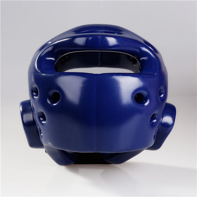 Custom Logo Shining blue dipped foam taekwondo sparring head guard Taekwondo Protections Equipment supplier