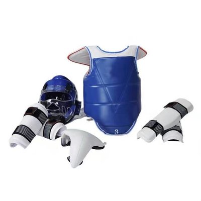 CustomWTF  taekwondo 5pcs equipment set taekwondo body protective Gear supplier