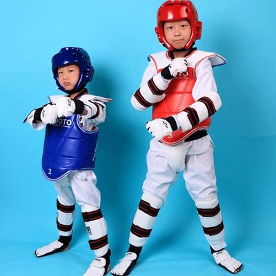 CustomWTF  taekwondo 5pcs equipment set taekwondo body protective Gear supplier