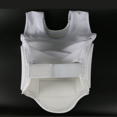 New WKF Approved white karate chest guard manufacturer Karate Women Chest Guard Professional Female Chest Protector supplier