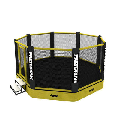 Profession Competition Octagon Elevated Cage Mma custom size print your logo supplier
